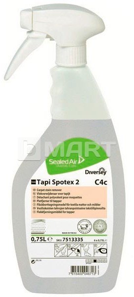 Спрей на водной основе для удаления пятен с текстиля Diversey Tapi ...