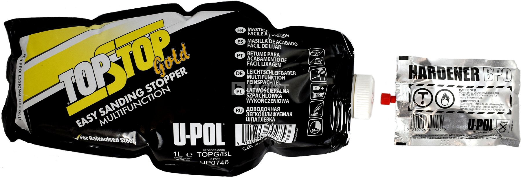 Шпатлевка U-POL Top Stop Gold доводочная 532.98 грн